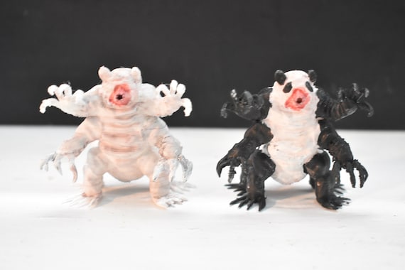 Water Bears Mini Monster Figurines Hand-painted 3d-printed - Etsy