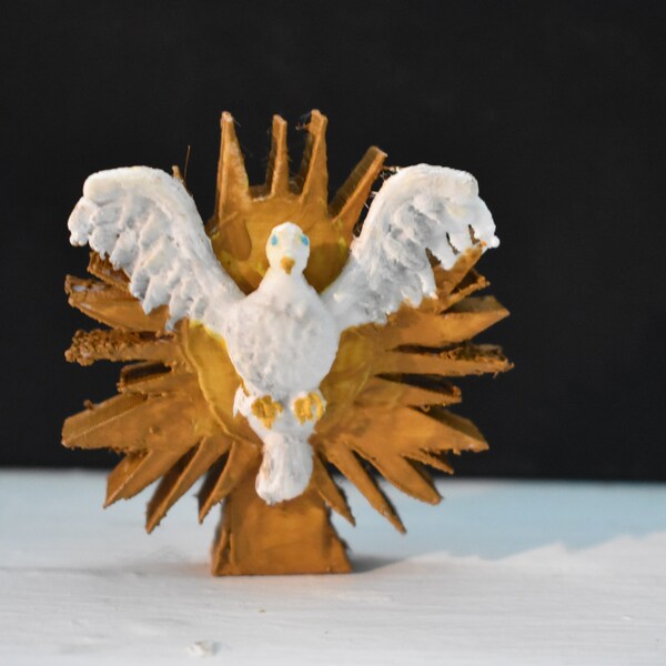 Hand Painted Ornaments Dove - Etsy