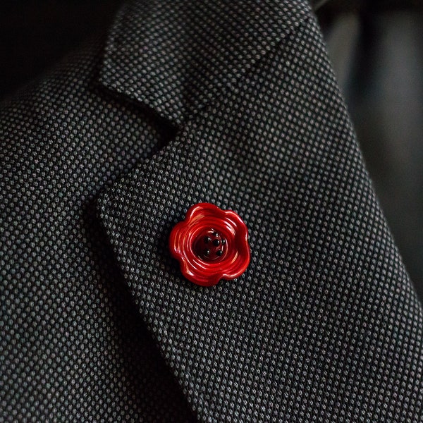 Buy Flower Lapel Pin - Etsy