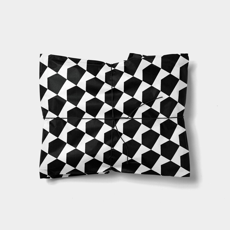 Geo Shapes Gift Wrap, Deco Gift Wrap, Bold Geometric Wrapping Paper ...
