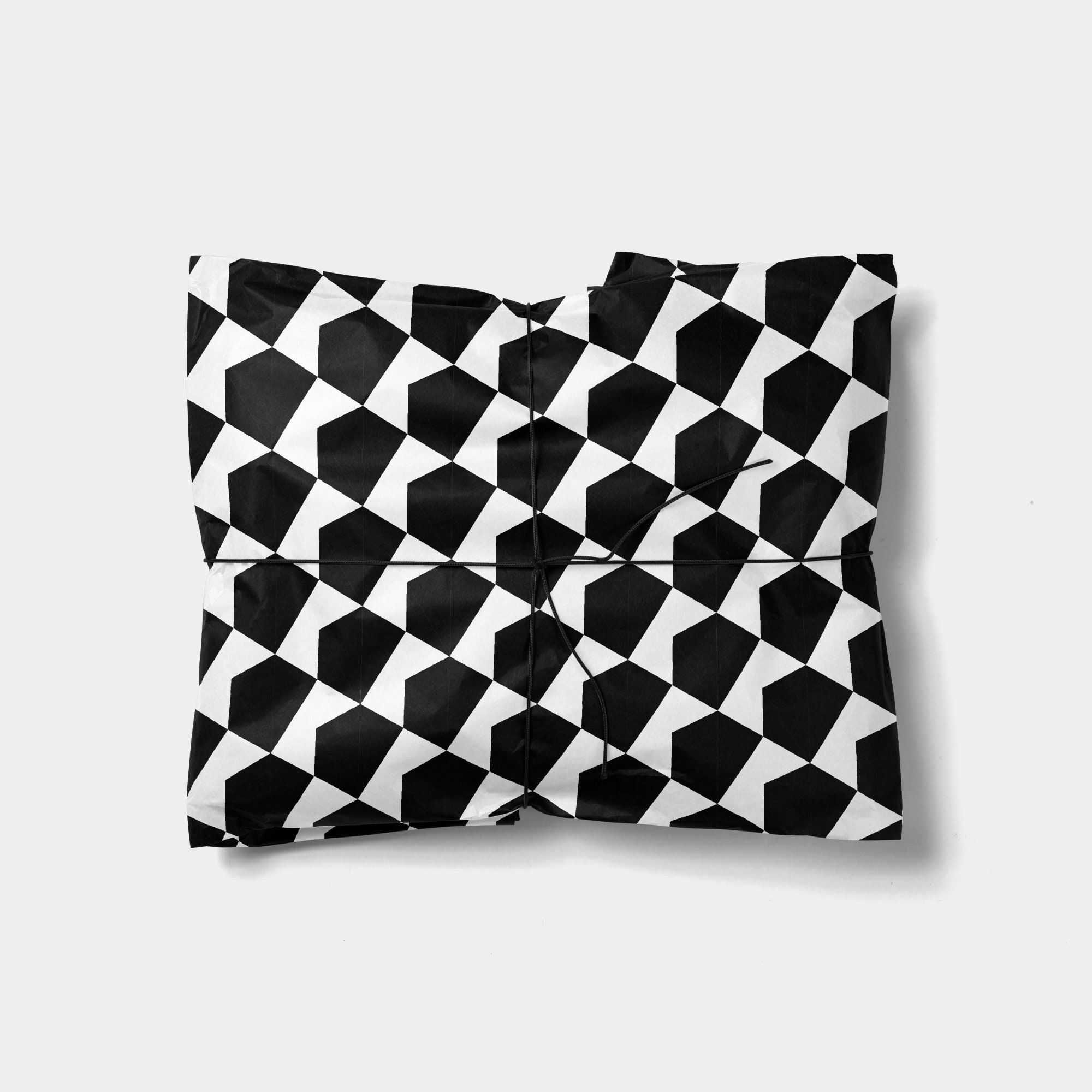 Geo Shapes Gift Wrap, Deco Gift Wrap, Bold Geometric Wrapping Paper ...