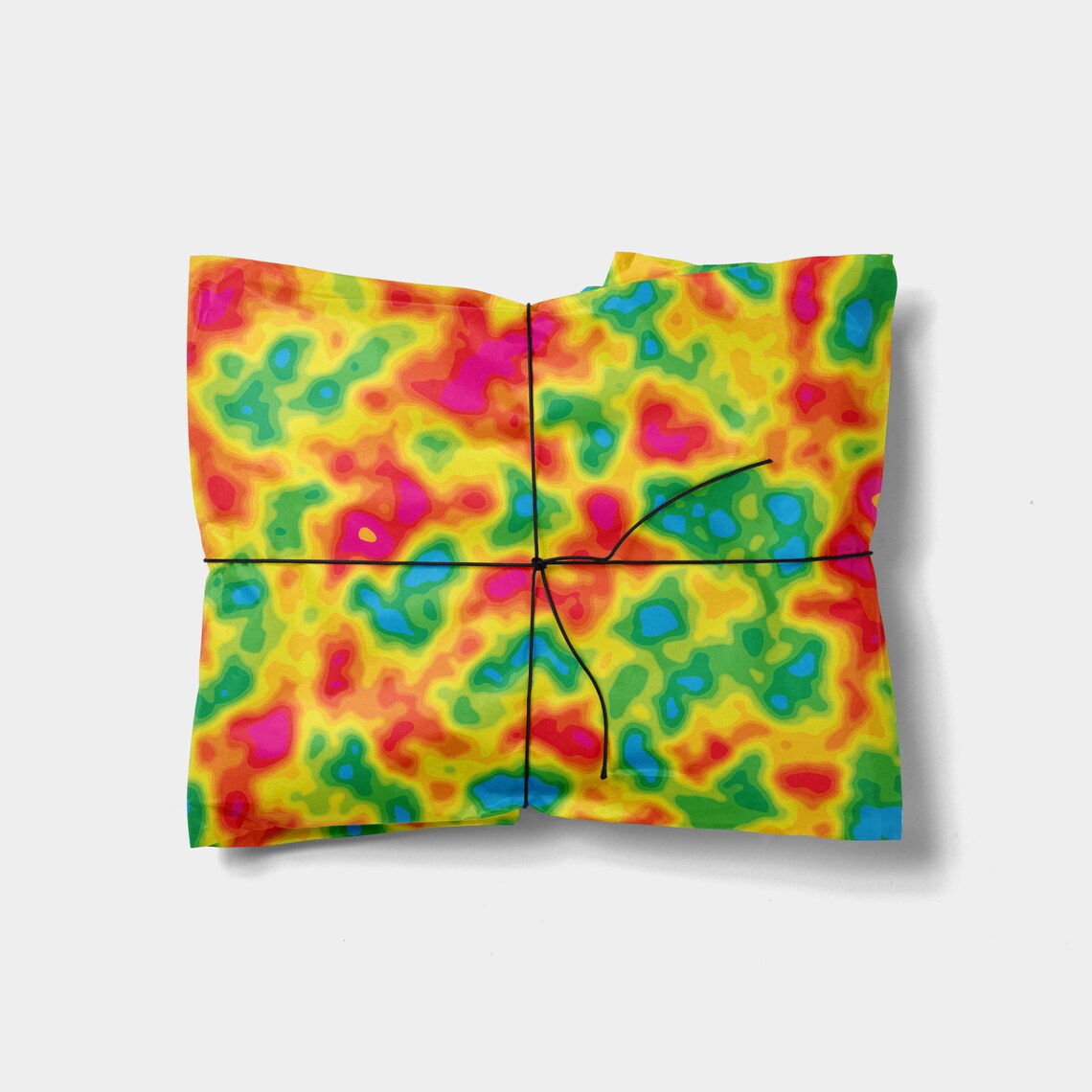 Heat Map Gift Wrap Colorful Gift Wrap Psychedelic Gift Wrap - Etsy