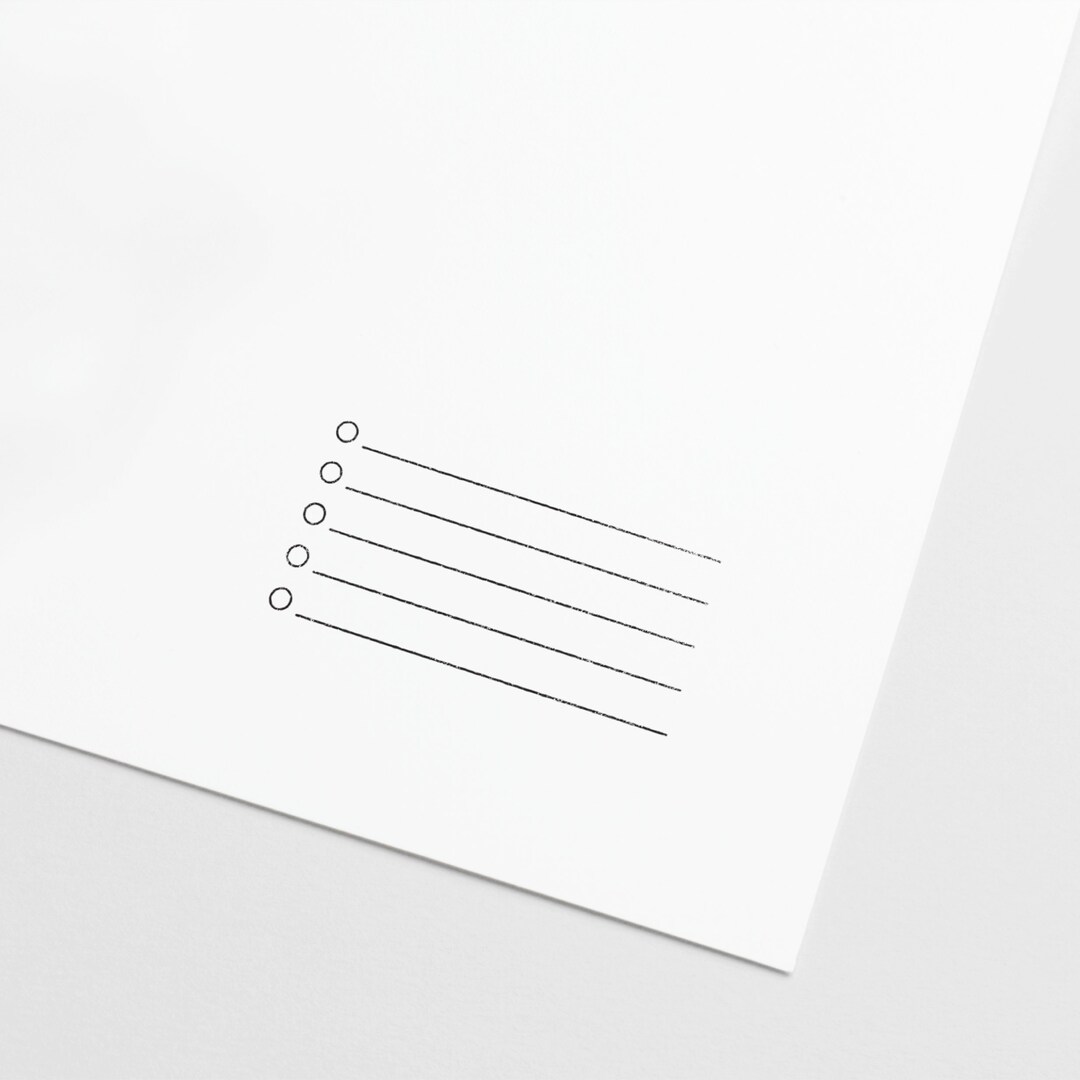 Organization Stamp List, Blank Stamp - Etsy