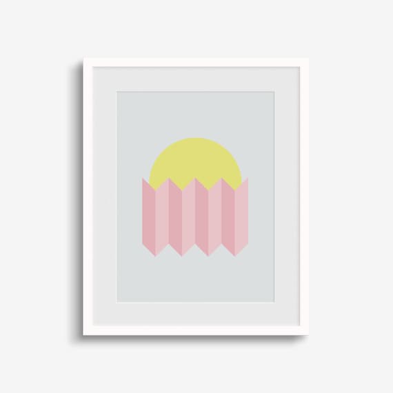 Geo Deco Art Print Modern Art Modern Geo Art Deco Wall Art | Etsy