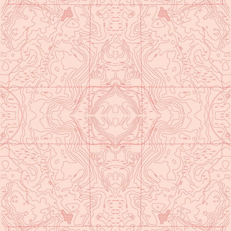 Topographic Map Gift Wrap Wrapping Paper Recycled Gift Wrap - Etsy