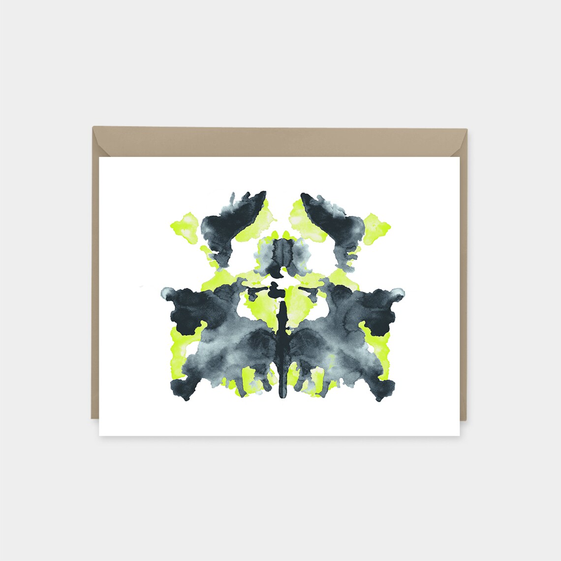Rorschach Test Cards Colorful Art Cards Artistic Blank Thank - Etsy
