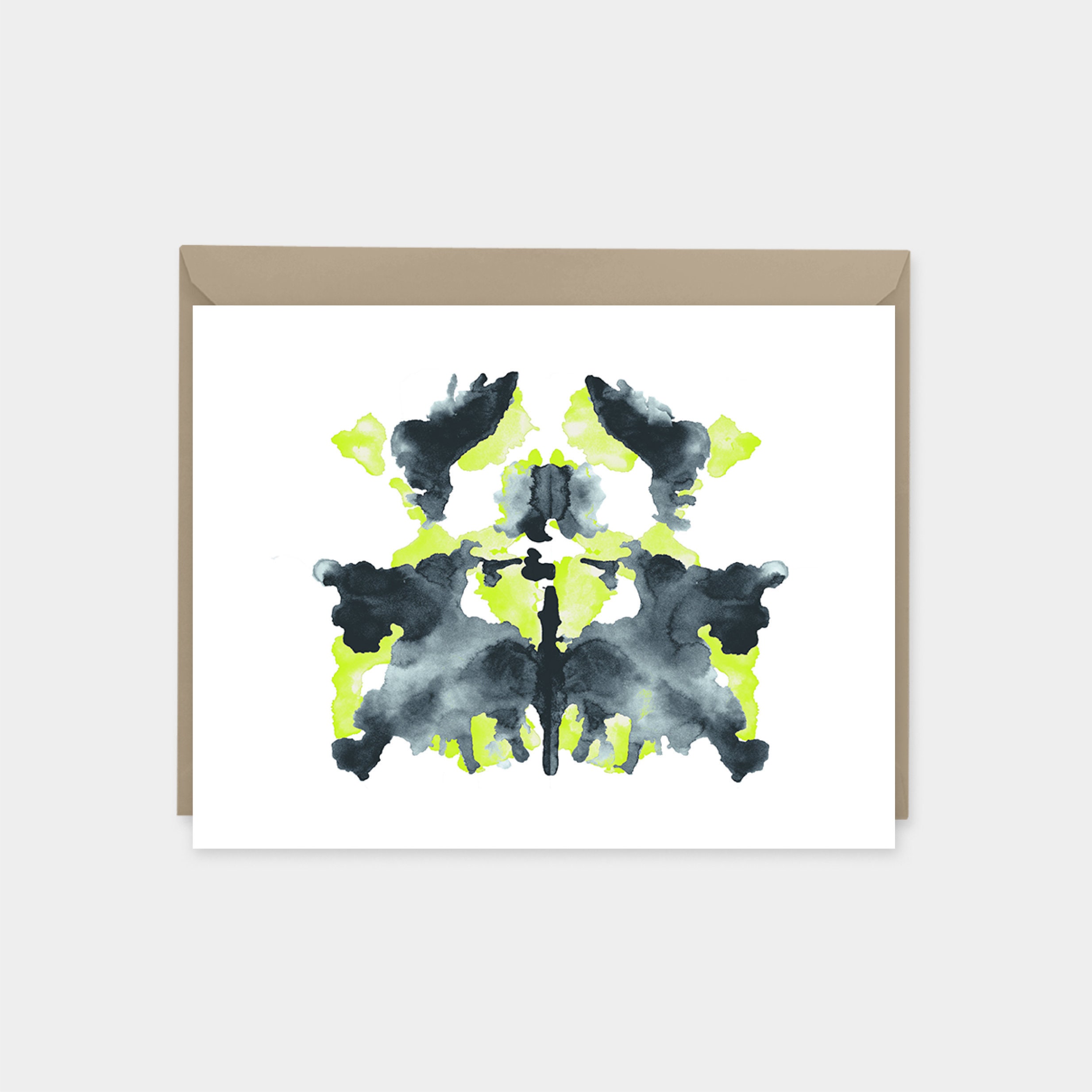 Rorschach Test Cards Colorful Art Cards Artistic Blank Thank - Etsy