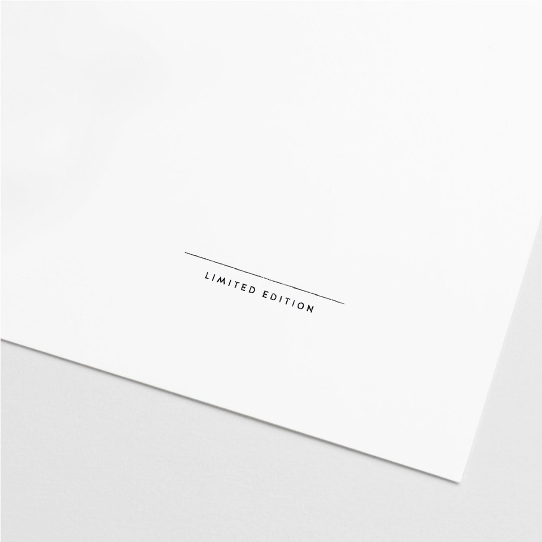 Blank Artist Limited Edition Signature Stamp, Artist Stamp, Art Print ...