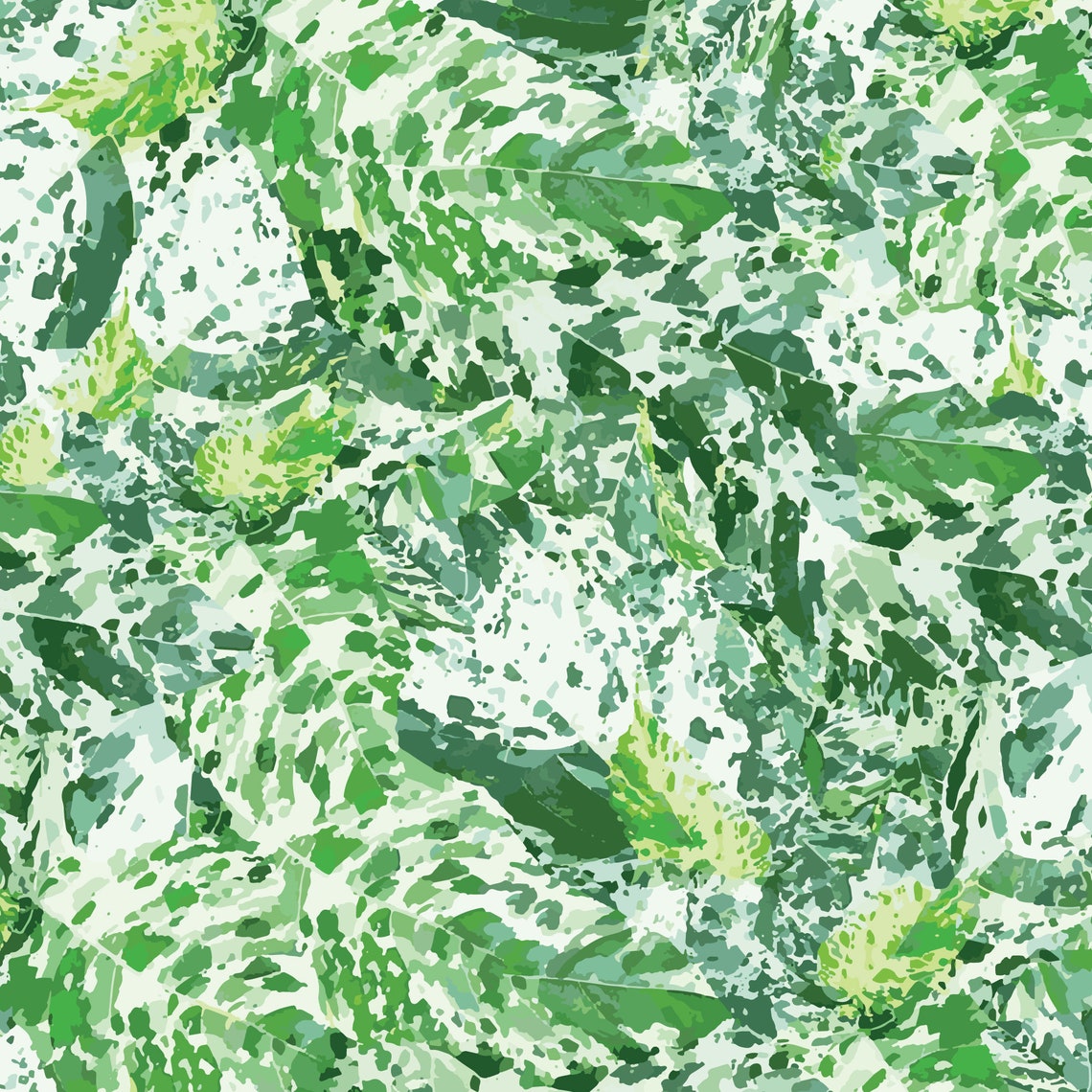 Leaf Gift Wrap, Nature Inspired Gift Wrap, Plant Gift Wrap, Stylish ...