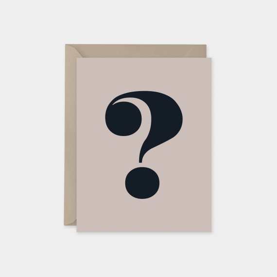 Surprise Gift With Question Mark