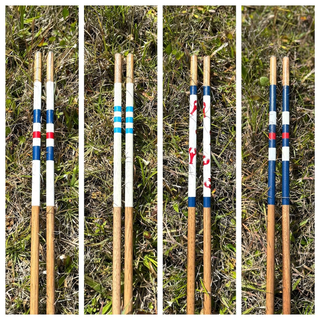Handcrafted Hickory Wood Golf Alignment Sticks (pair) - Etsy