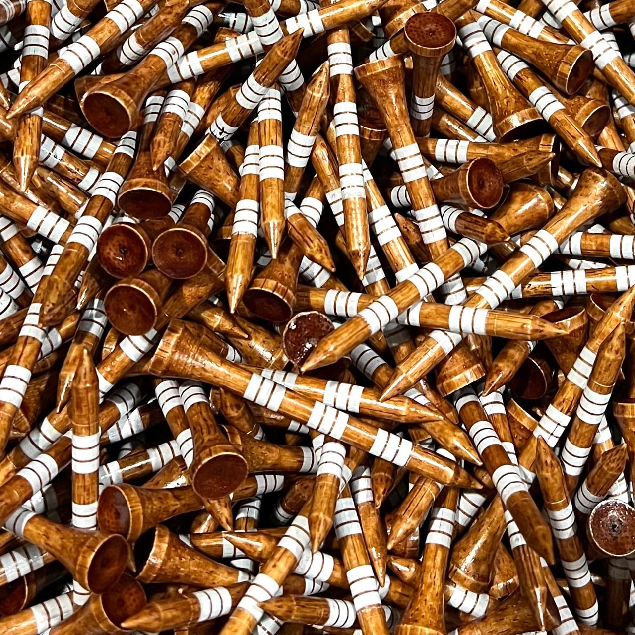 NEW 2.75 Premium Bamboo Golf Tees Dark Stain W/ - Etsy