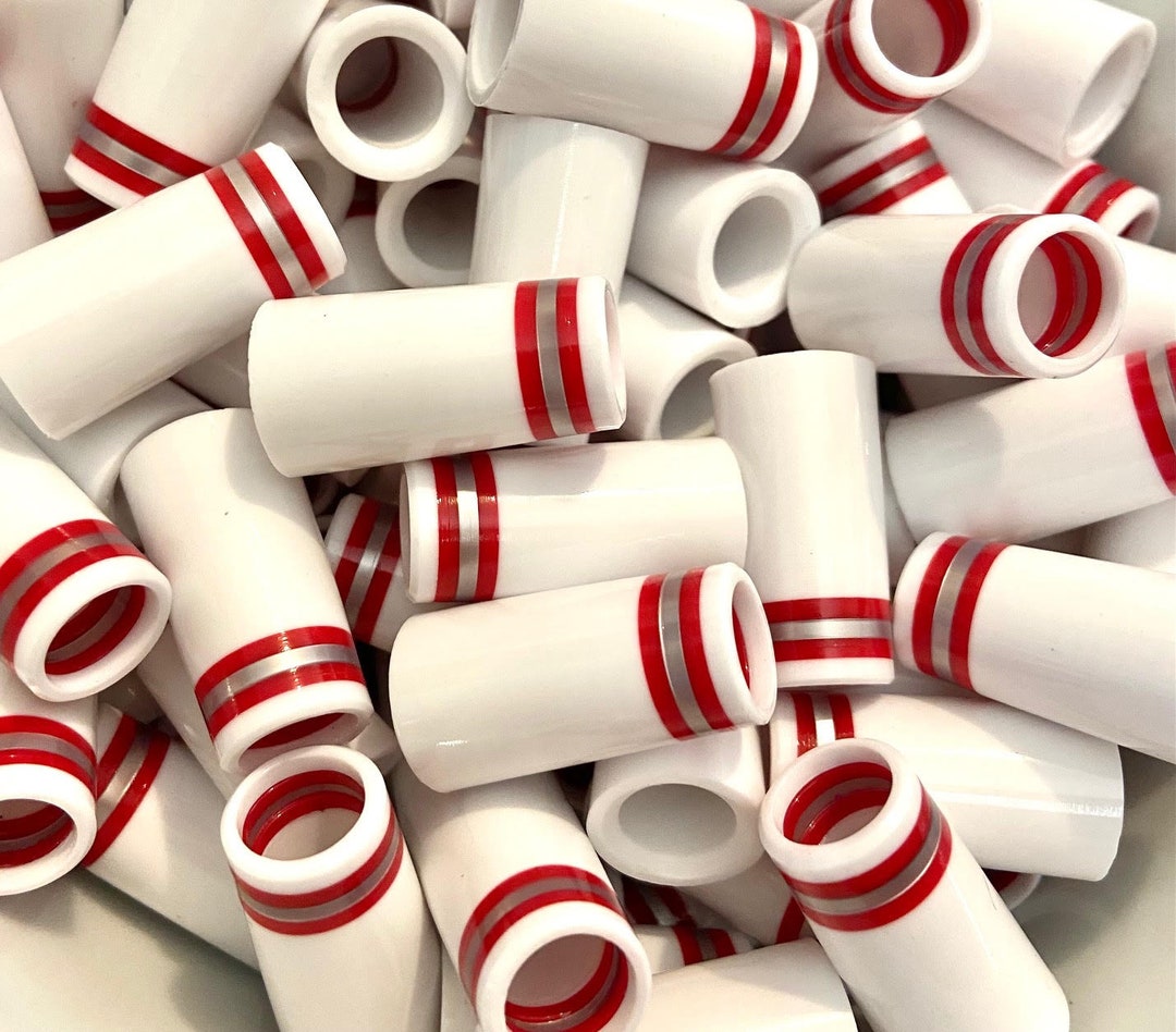 Premium Quality Golf Iron Ferrules White W/ Red & Silver Rings 1” - Etsy