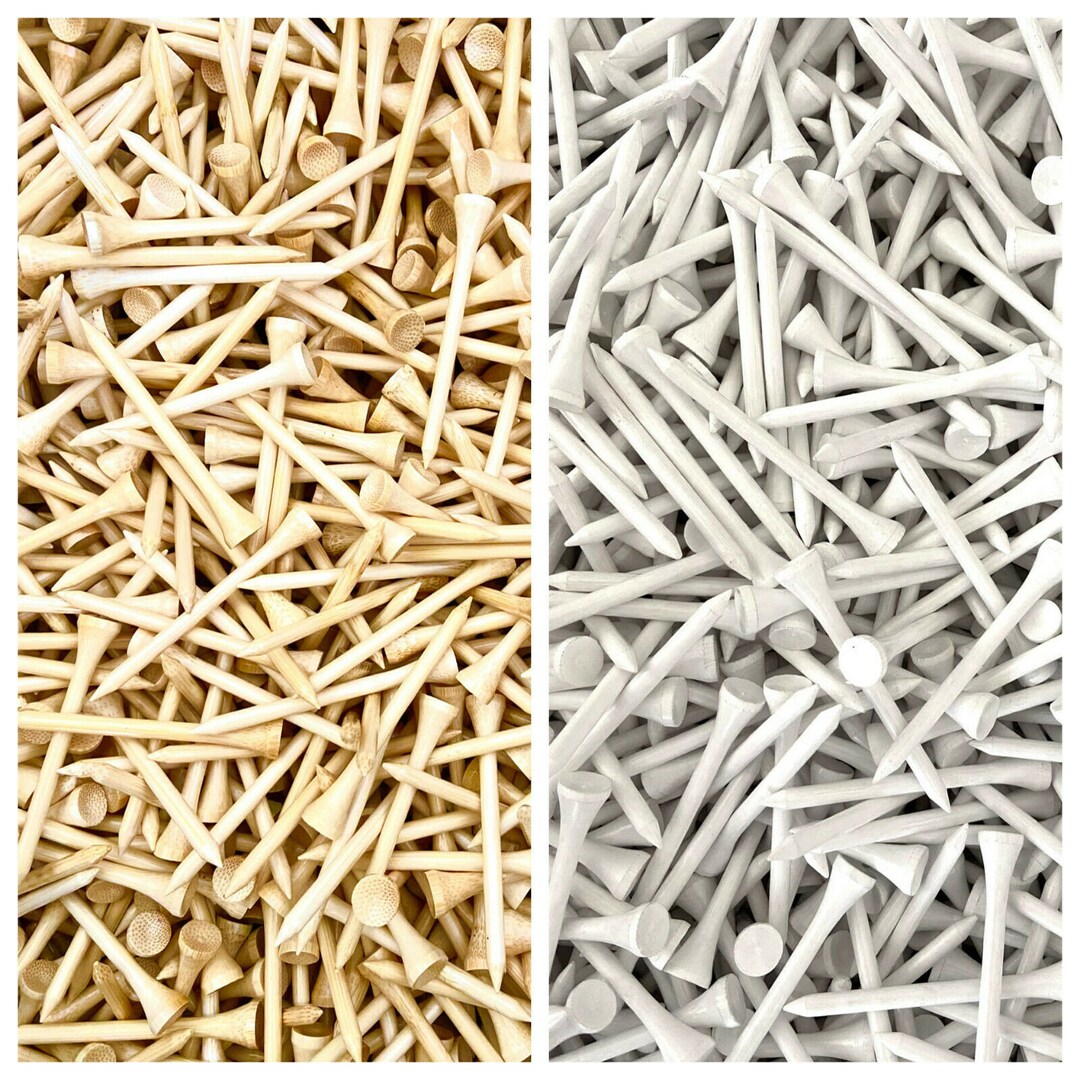2.75" Long Premium Bamboo Golf Tees (choose Color & Quantity) - Etsy