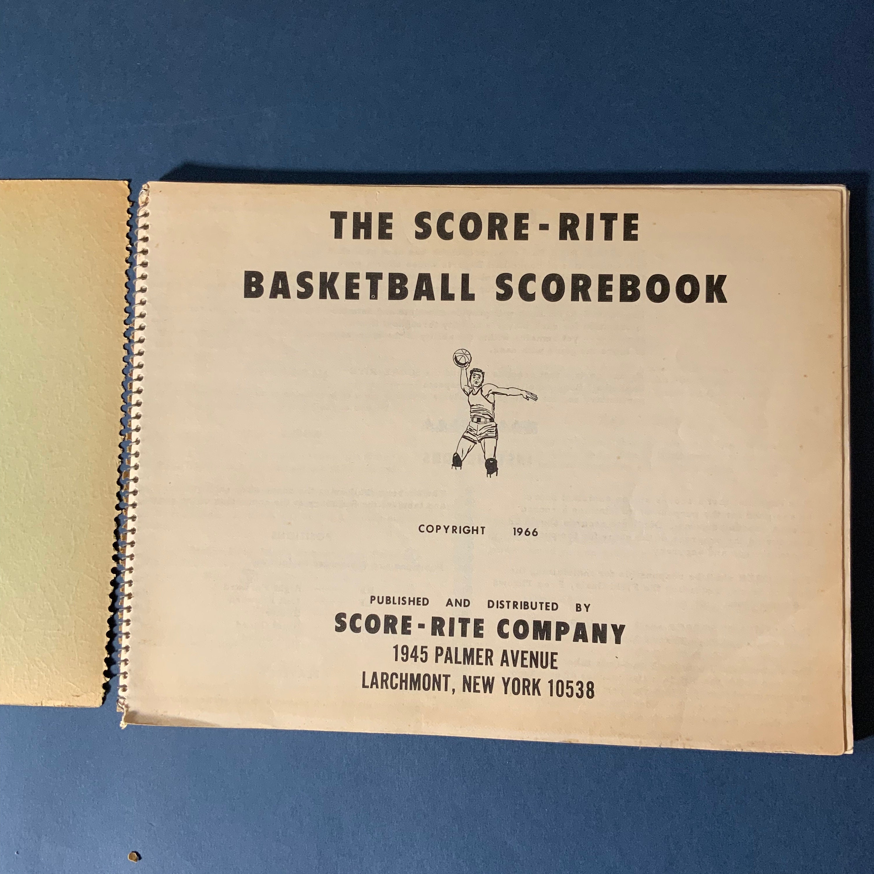 Vintage Score-rite Basketball Scorebook - Etsy