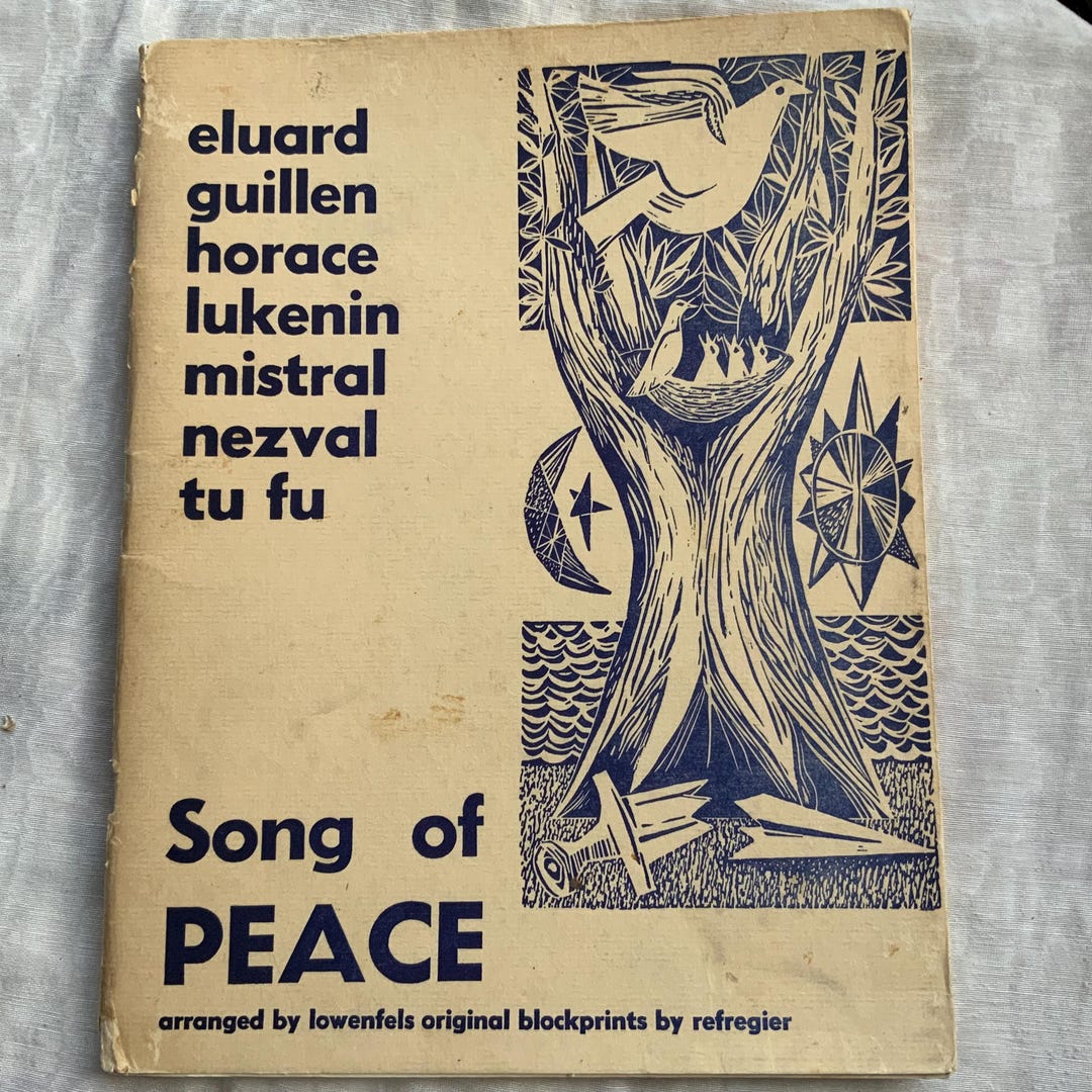 Song of Peace-walter Lowenfels and Anton Refregier 1959 - Etsy