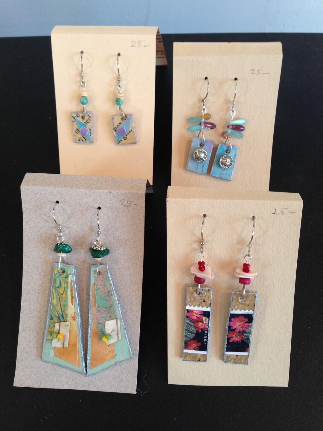 Lightweight Collage Earrings Group 2 - Etsy