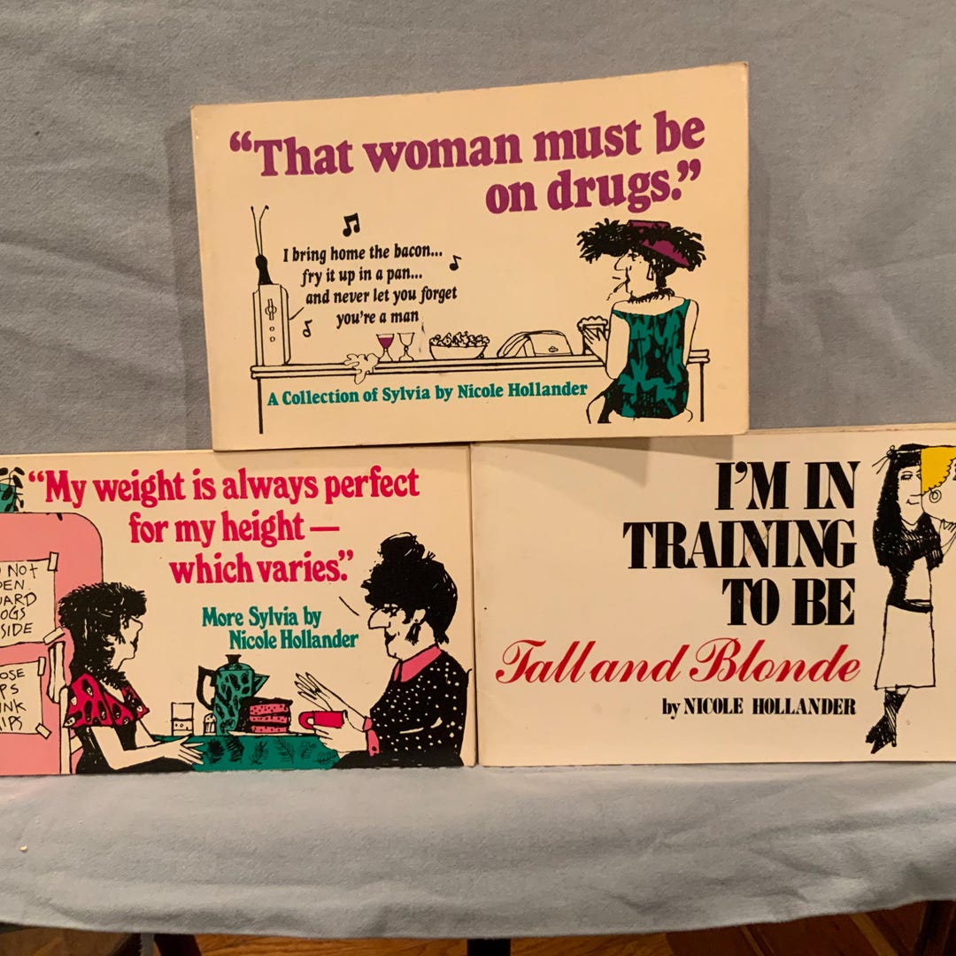 Sylvia Cartoons by Nicole Hollander - Etsy