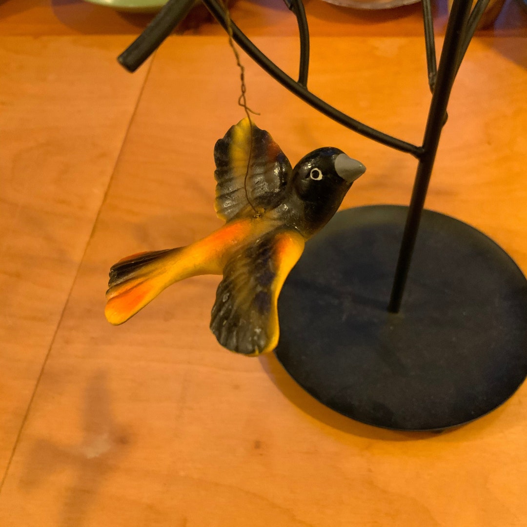 Ceramic Oriole Bird Decoration - Etsy