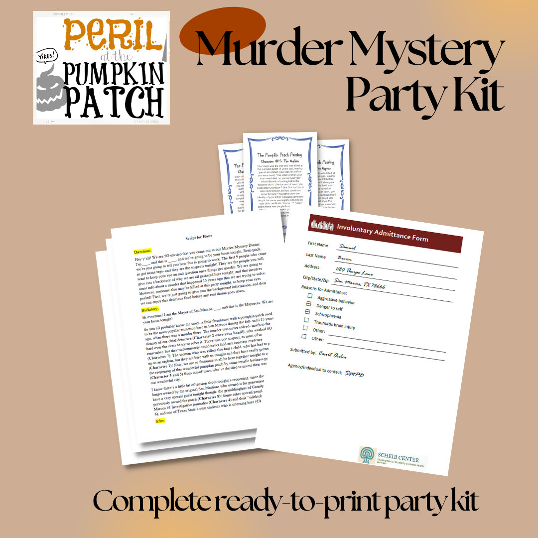 Murder Mystery Party Kit: Peril at the Pumpkin Patch - Etsy