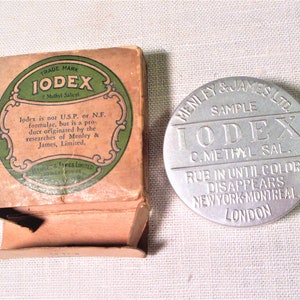 Vintage Iodex Drug Store Tin for Dark Age Spot Remover in - Etsy