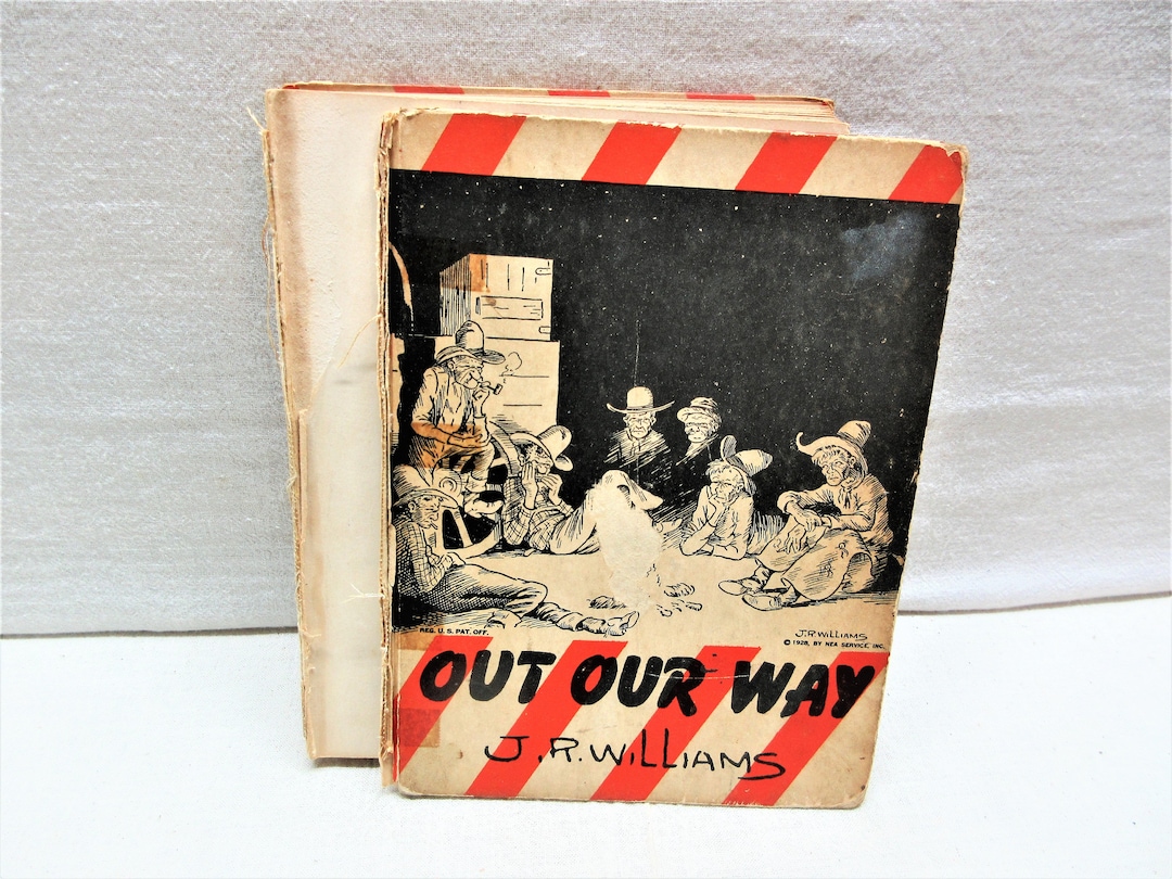 Out Our Way Cowboy Comic Strips Hard Cover Book From 1943 by JR ...