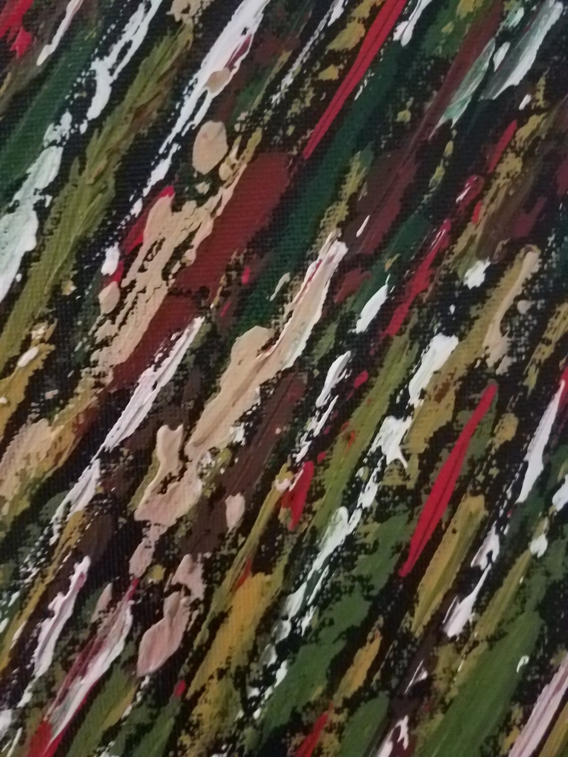 Multi Color Abstract on Canvas Board Line Acrylic Painting - Etsy