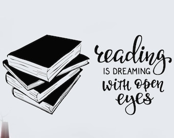 Reading corner quote | Etsy