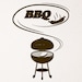 BBQ Vinyl Wall Decal Barbecue Grill Bar Smokehouse Outdoor Cooking ...