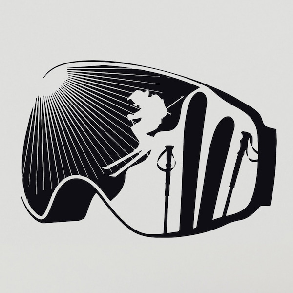 Ski Decal - Etsy