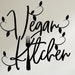 Vegan Vinyl Wall Decal Vegetarian Food Kitchen Healthy Food Stickers ...
