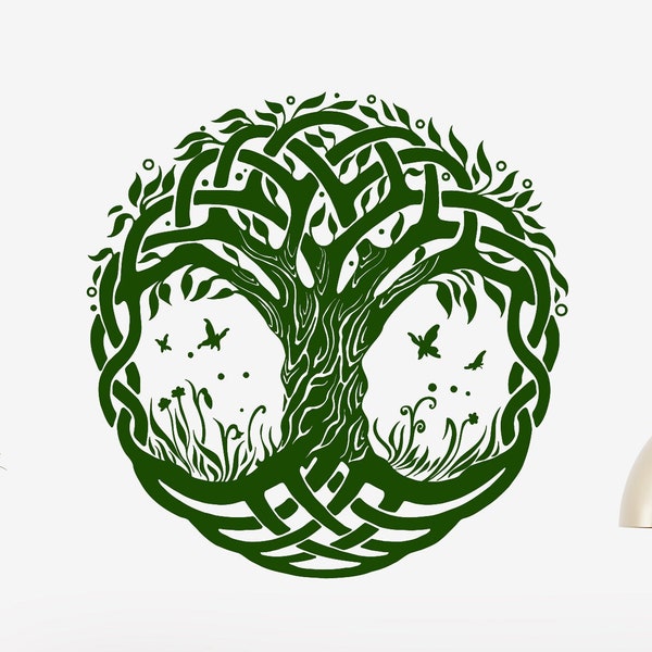 Tree Of Life Wall Decal Etsy