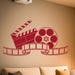 Movie Film Strip Wall Decal. Wavy Film Strip for the Movie Room ...