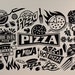 Pizza Vinyl Wall Decal Italian Food Business Store Pizzeria Restaurant ...