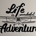 Adventure Quote Vinyl Wall Decal Inspirational Saying Home Interior ...