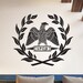 Roman Eagle Vinyl Wall Decal - SPQR Ancient Symbol Roman Empire Home ...