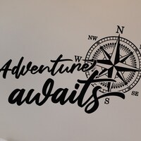 Little Adventurer Decal, Explore Decal Sticker, Mountain Vinyl Decal ...