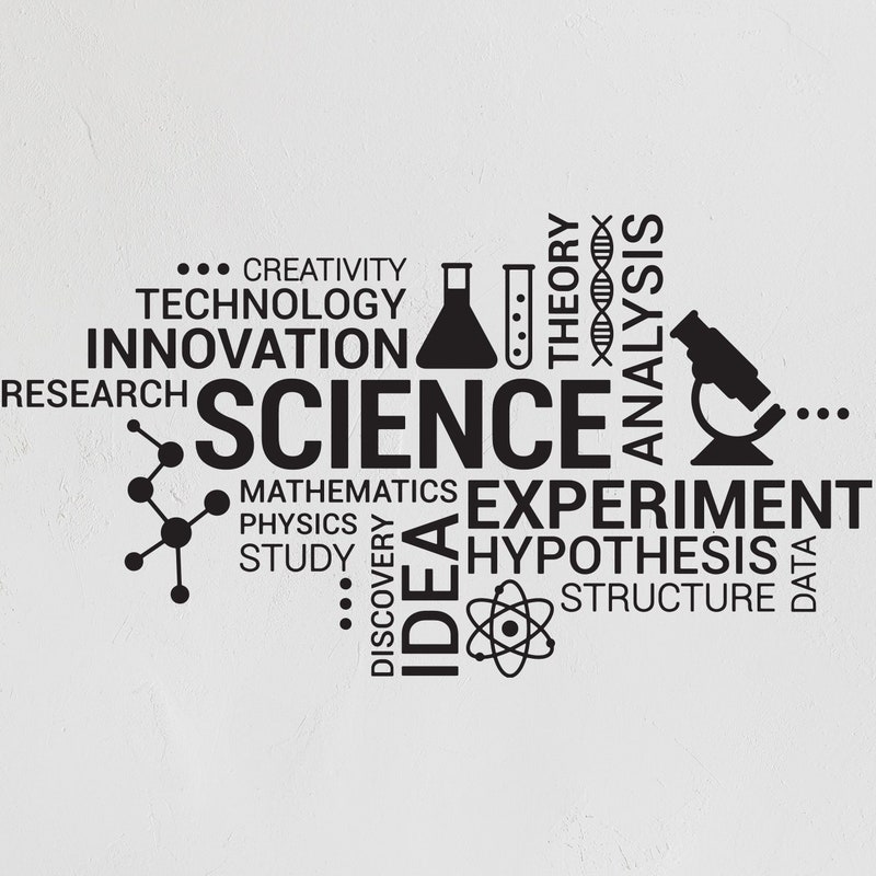 Science Wall Decals - Etsy