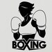 Boxing Girl Vinyl Wall Decal Boxer Gym Sports Woman Fighting Club ...