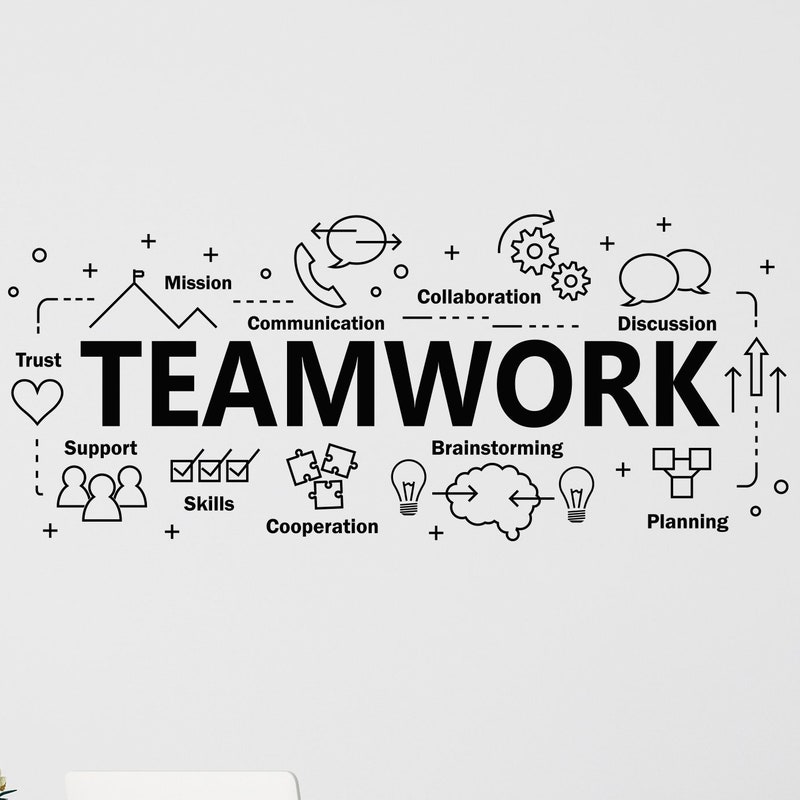 Teamwork Wall Art - Etsy
