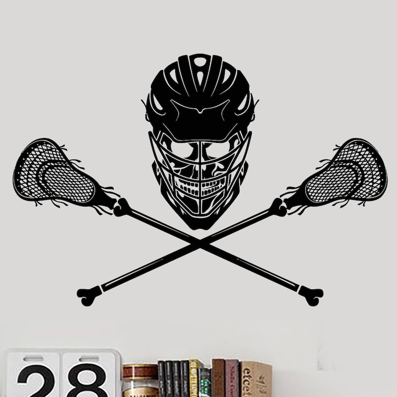 Lacrosse Wall Decal - Etsy