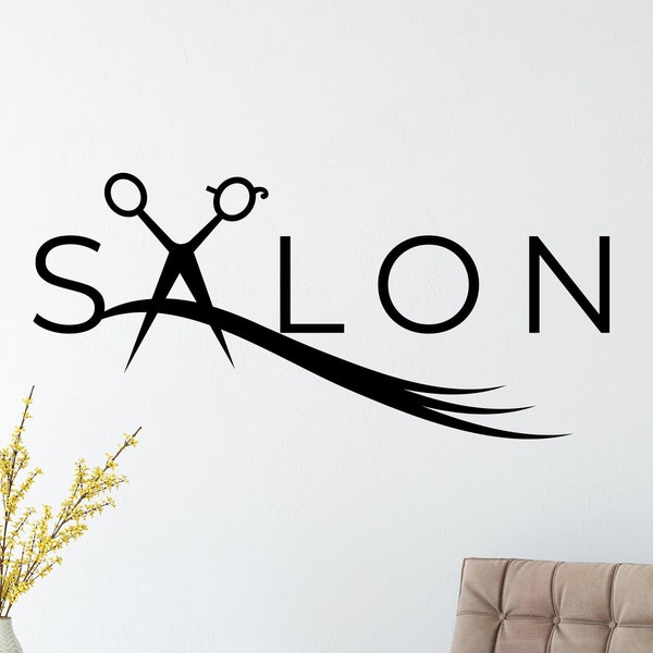 Salon Decal - Etsy