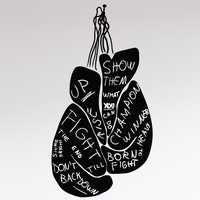 Boxing Girl Vinyl Wall Decal Boxer Gym Sports Woman Fighting Club ...