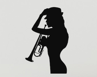 Trumpet Wall Decal - Etsy