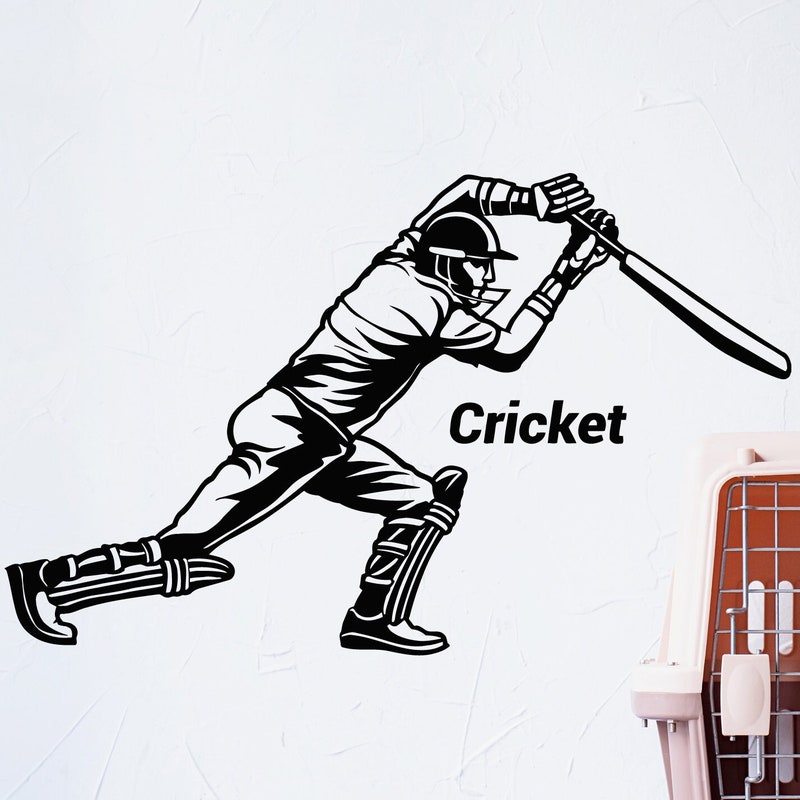 Sticker Cricket Bat - Etsy