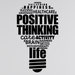 Transform Your Space With a Positive Thinking Light Bulb Vinyl Wall ...