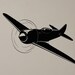 Retro Airplane Wall Vinyl Decal Pilot Airport Aerodrome Decor Fighter ...
