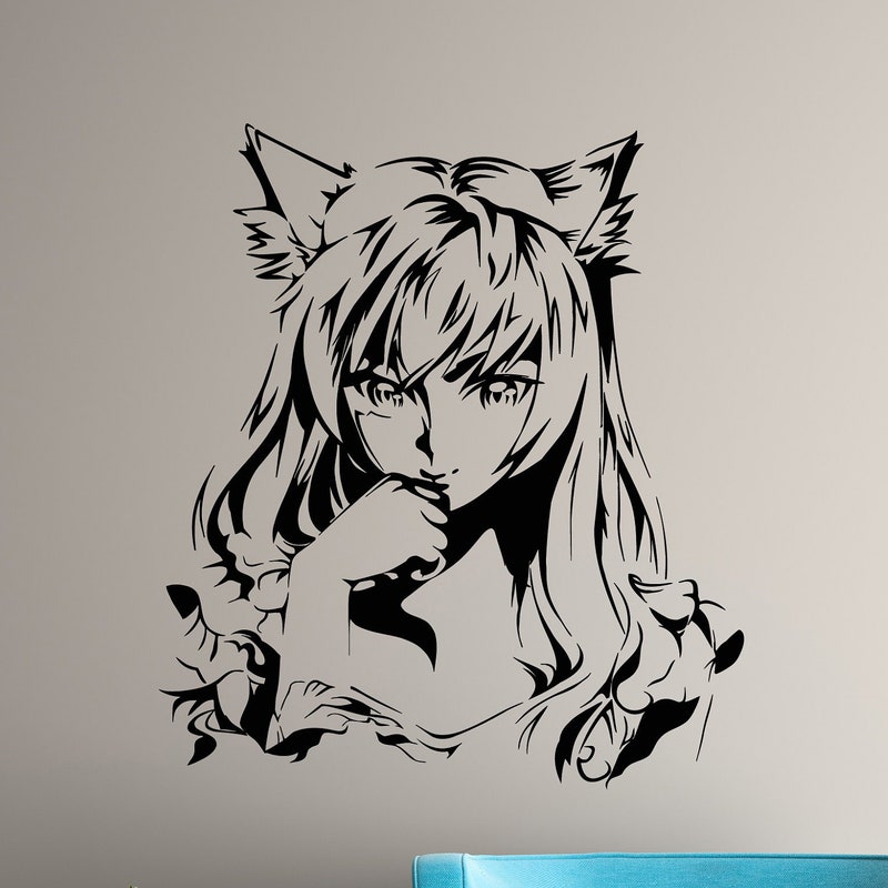 Anime Wall Decals - Etsy