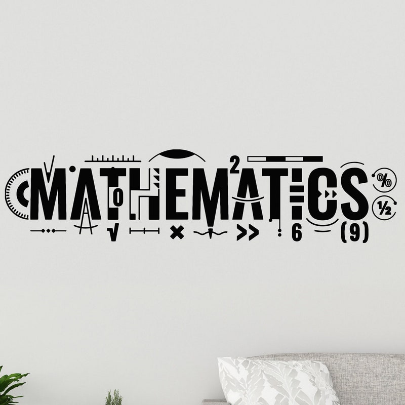 Math Decal - Etsy