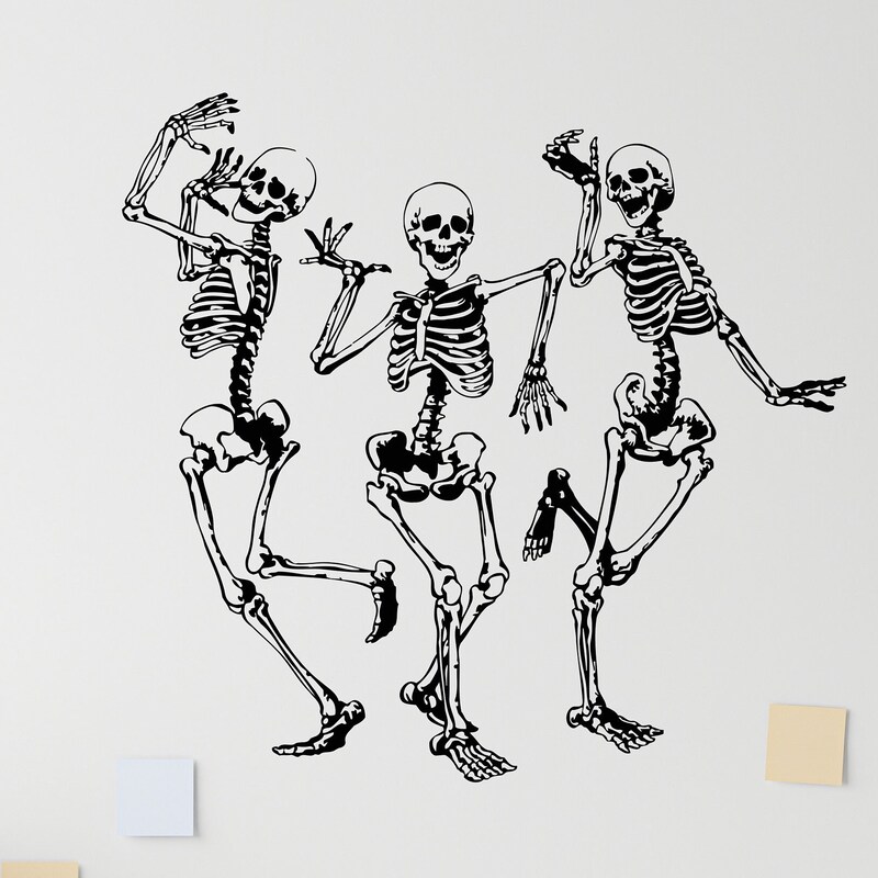 Skeleton Decal - Etsy